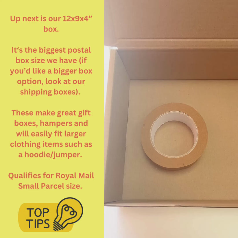 12x9x4" Brown Postal Boxes (Small Parcel) – Happy Pack