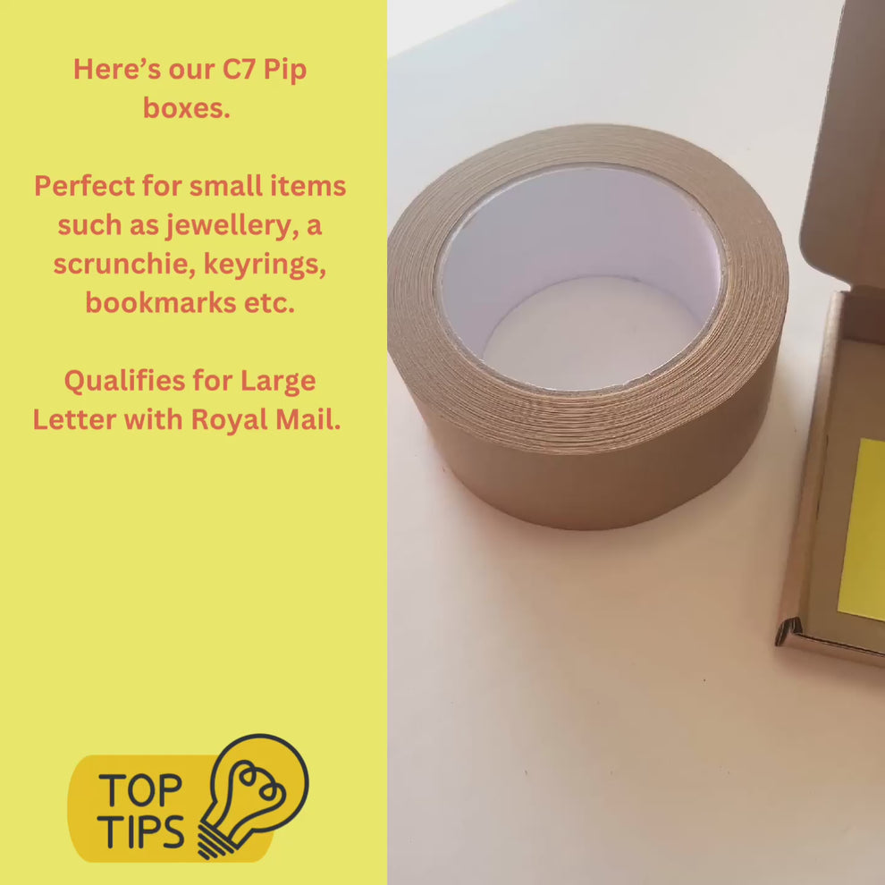 Brown C7 Postal PIP Boxes (Large Letter) – Happy Pack
